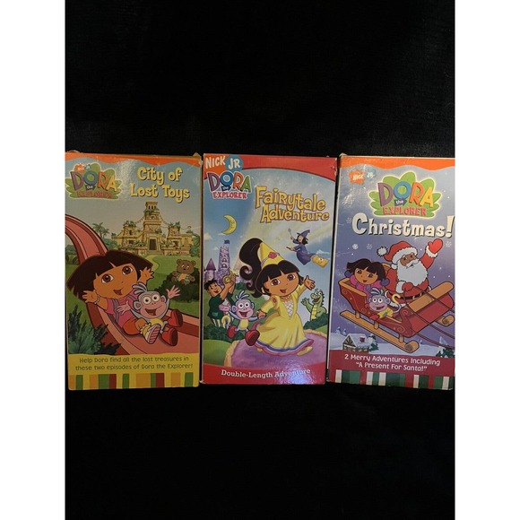 Nickelodeon | Media | Dora The Explorer Vhs Nick Jr Lot Of 3 Christmas ...